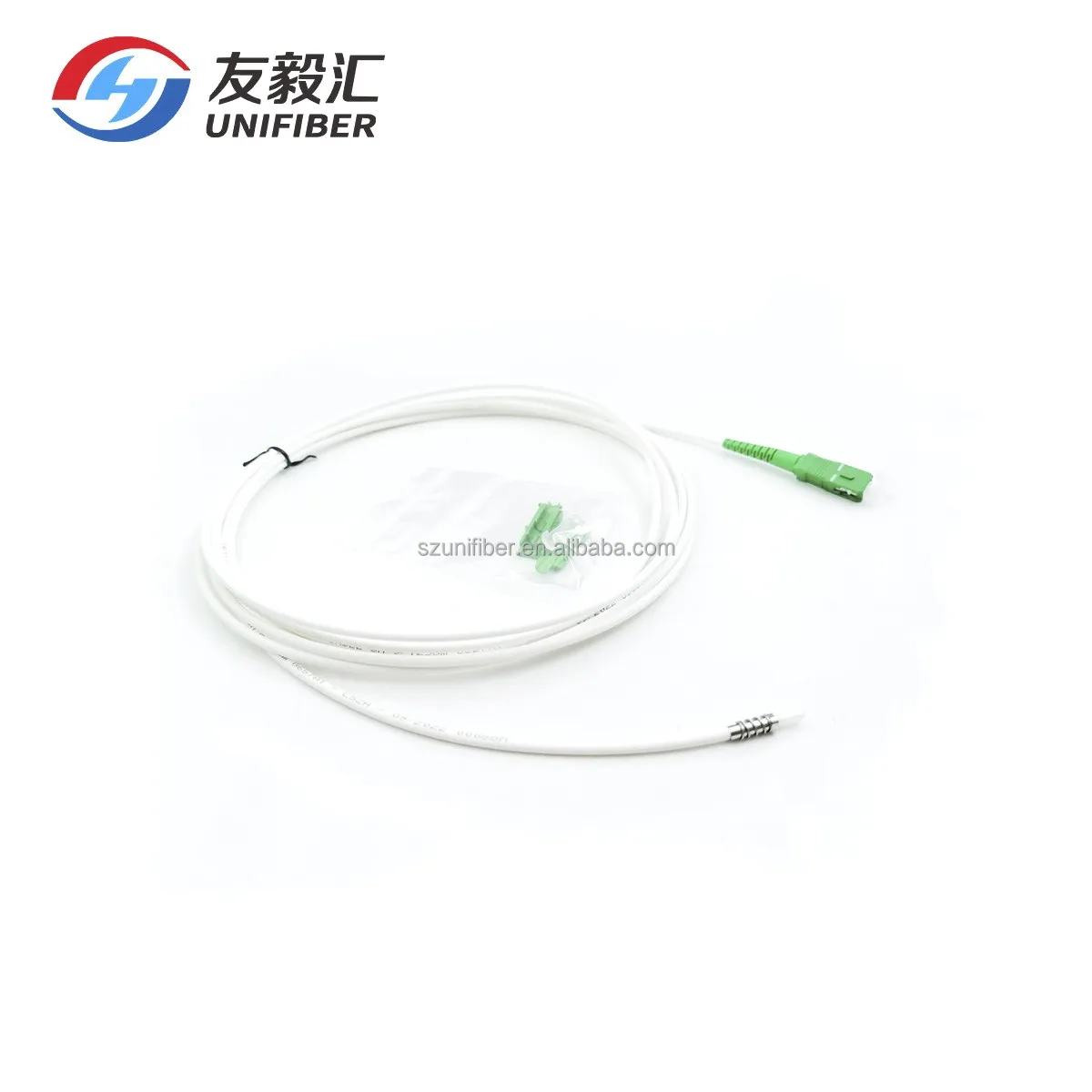 Single Mode Armored UV White 3.0mm G657A2 SC/APC Ferrule to SC/APC Fiber Patch Cord| Alibaba.com