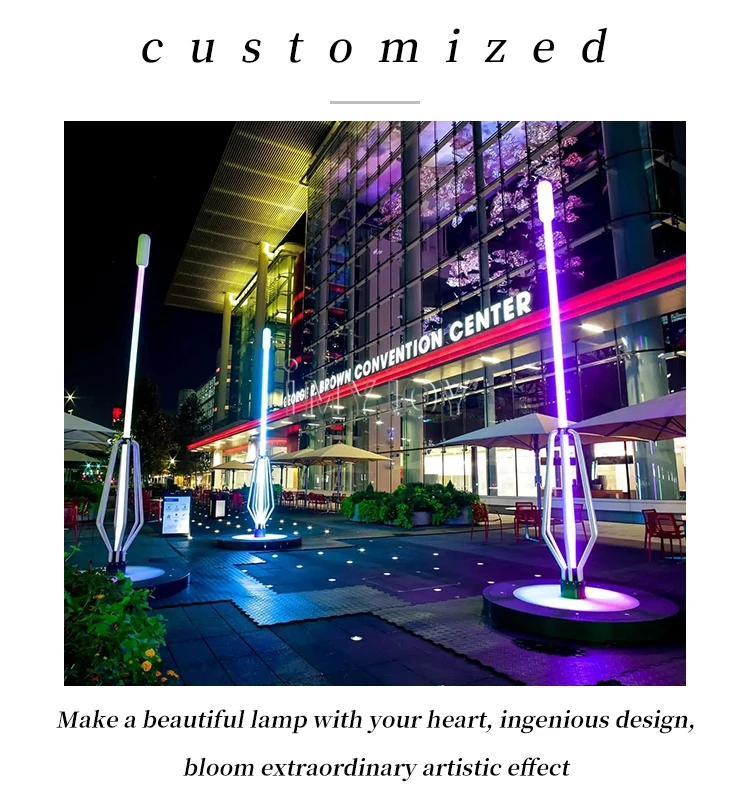 Custom Outdoor Shopping Mall Scenic Plaza Park Decoration Garden ...