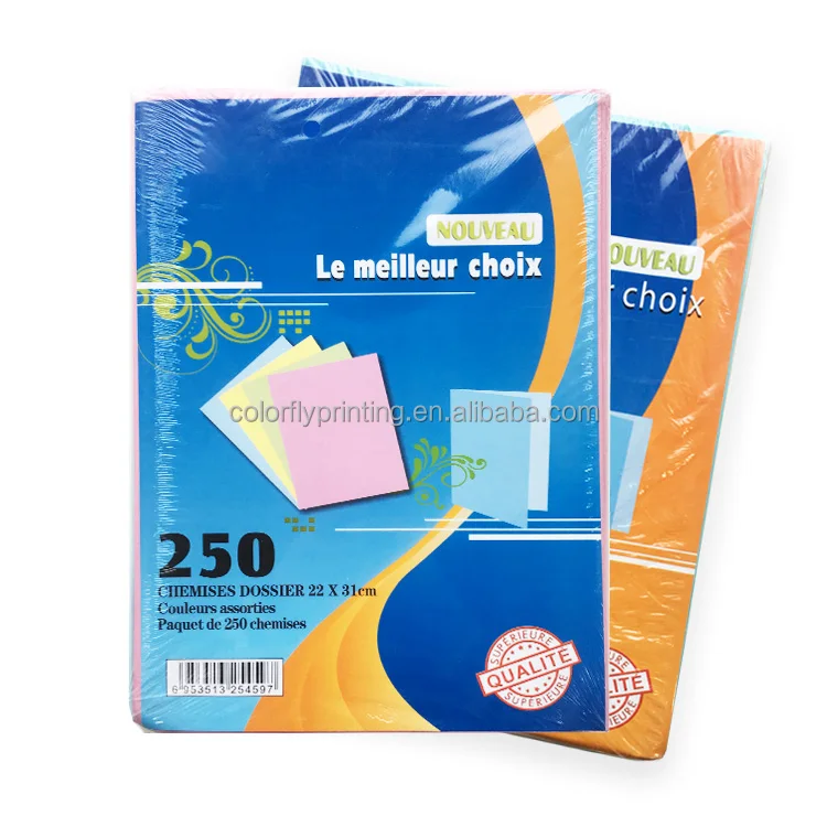 4 Color 5 Colors Africa Paper File Folder Large Small Chemises Dossier ...