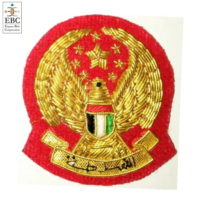 OEM United Arab Emirates Bullion Hat Badge - Custom Insignia