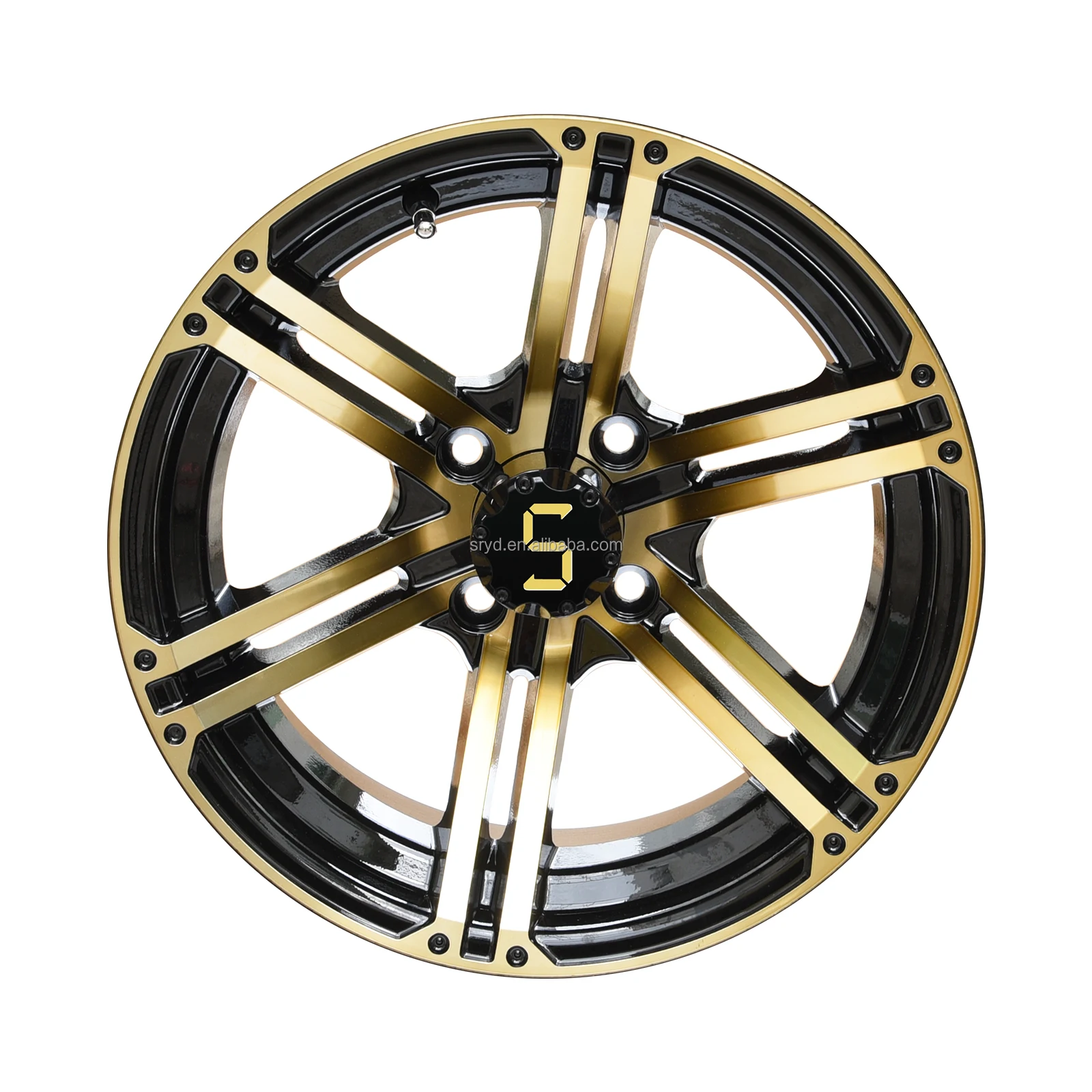 Golf Cart Accessories,12 Inch Golf Cart Wheels,4 Wheel Drive Electric ...