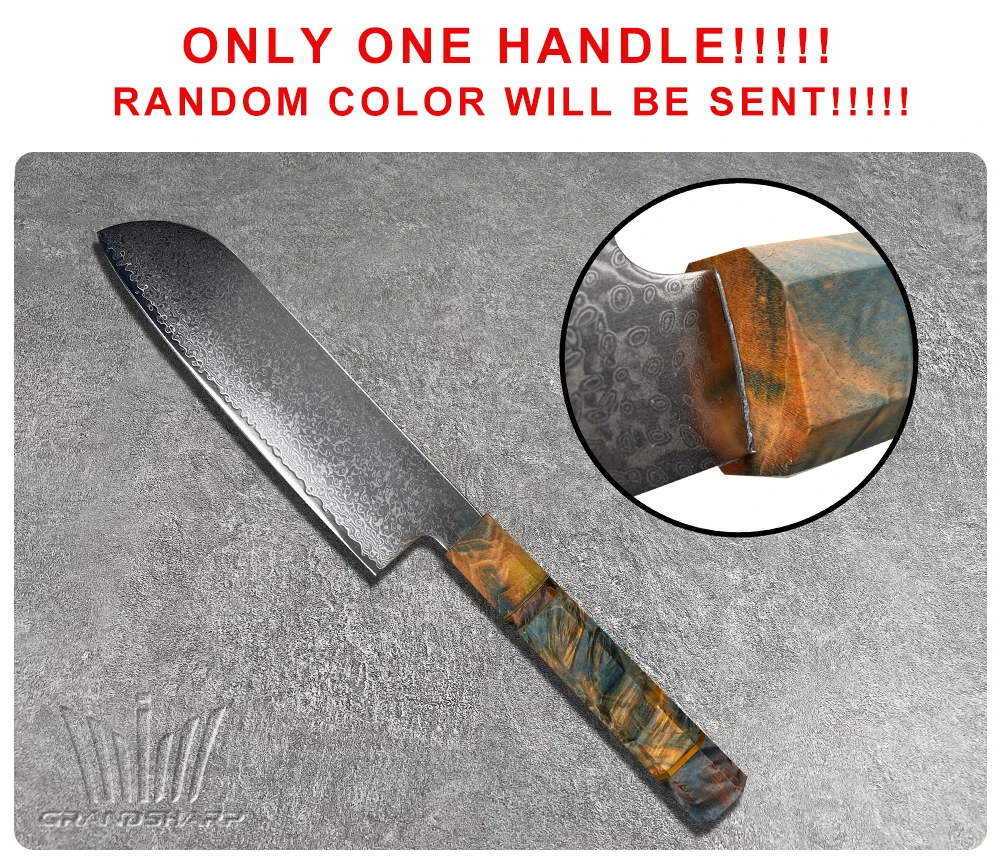 DIY Chef Knife Handle Parts - Solidified Wood Octagonal