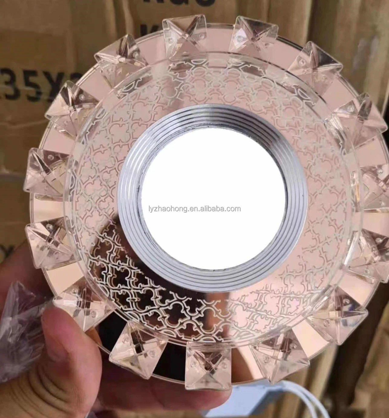 Crystal Spotlight Embedded Led Sky Lantern Down Light Living Room ...