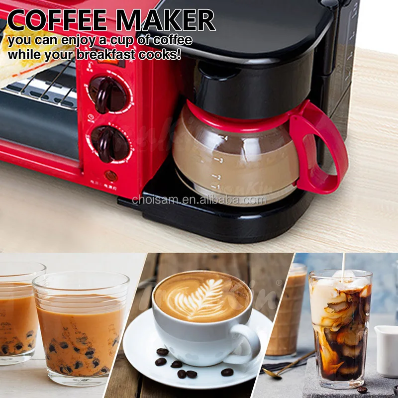 Multifunctional Breakfast Machine Coffee And Oven Breakfast Maker 3 In ...