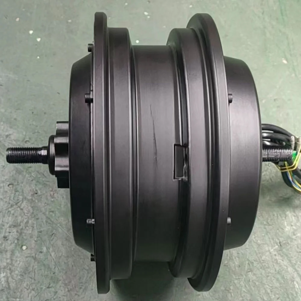 High Torque 13 Inch Geared Bldc Wheelbarrow Hub Motor 250w 350w Disc ...