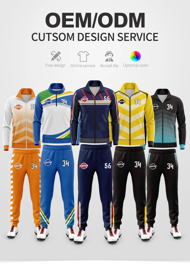 Wholesale Custom Tracksuit Set for Men - Unisex Options