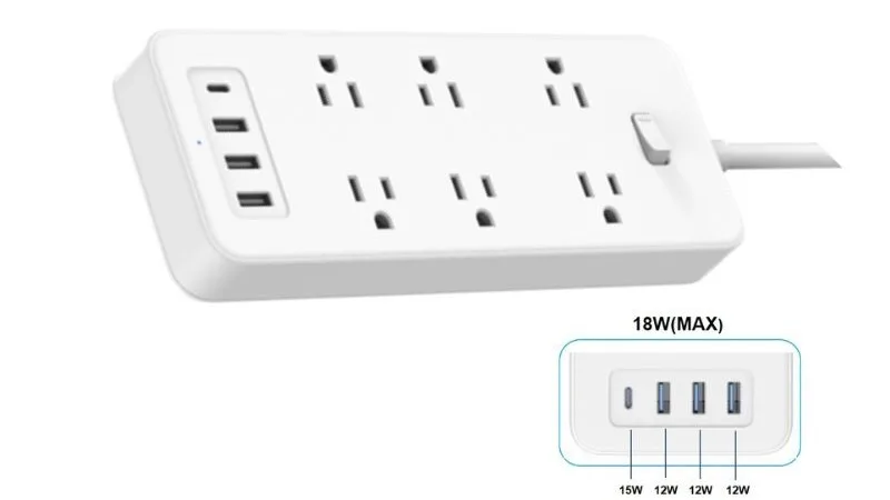 Tabletop Sockets Electric Eu Uk Phone Travel Home Universal Power Strip ...