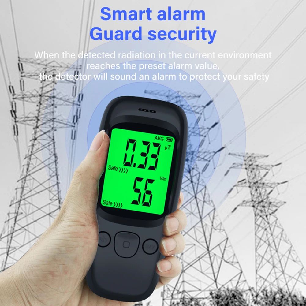 Mini Portable Temperature Display Electric Electromagnetic Radiation ...