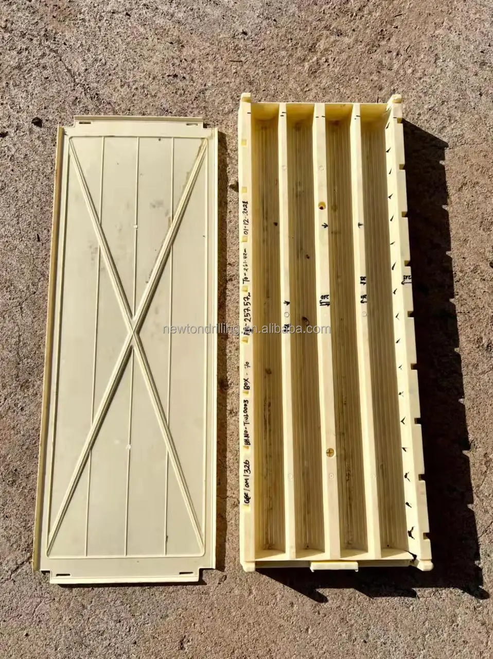 HQ Size Plastic Drilling Core Box for Gold & Coal Mining