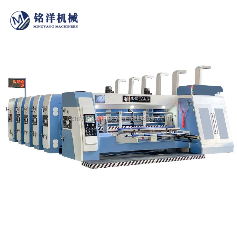High-speed Flexo Water Ink Corrugated Paperboard Printing Slotting ...