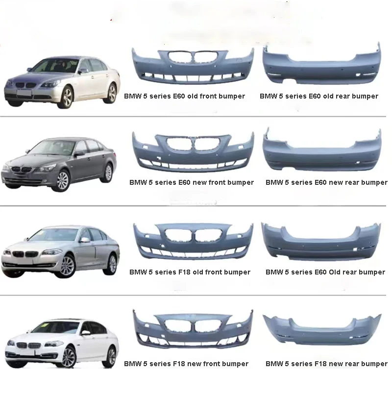 High-quality Bumper Kits for BMW 5 Series E60, F07, F10, F18, G38