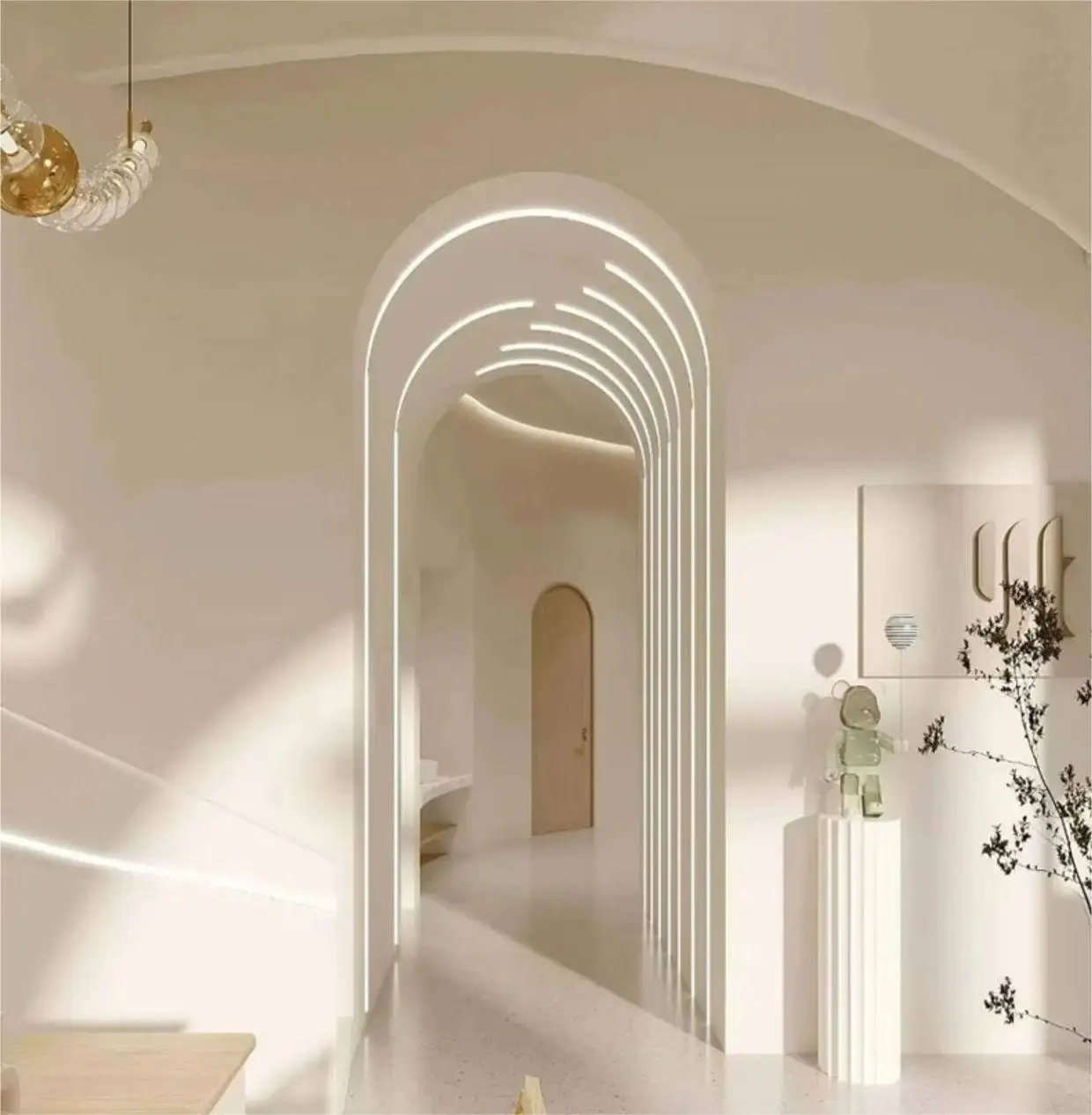 Gypsum Wall LED Strip Lighting - Flexible & Customizable