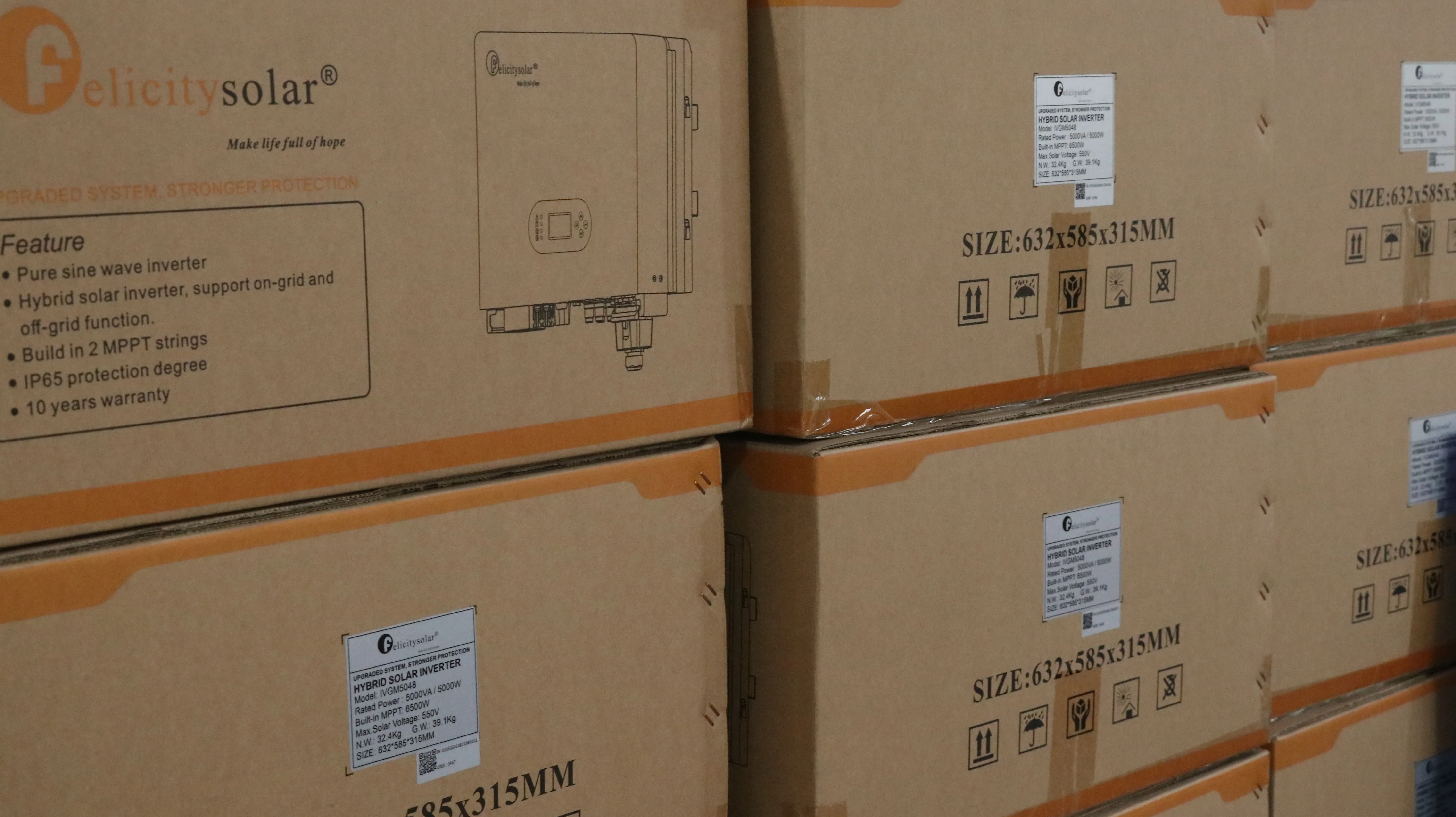 Felicity Solar Inverter - 10KVA High Quality, 10-Year Warranty