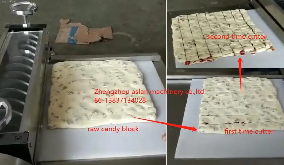 Chewing Gum Jelly Candy Cube Cutting Machine - High Prod