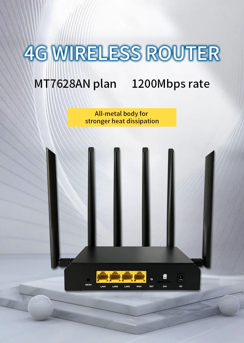 4g Industrial Router Wifi Router With Sim Card Slot 4g Lte Router - Buy ...