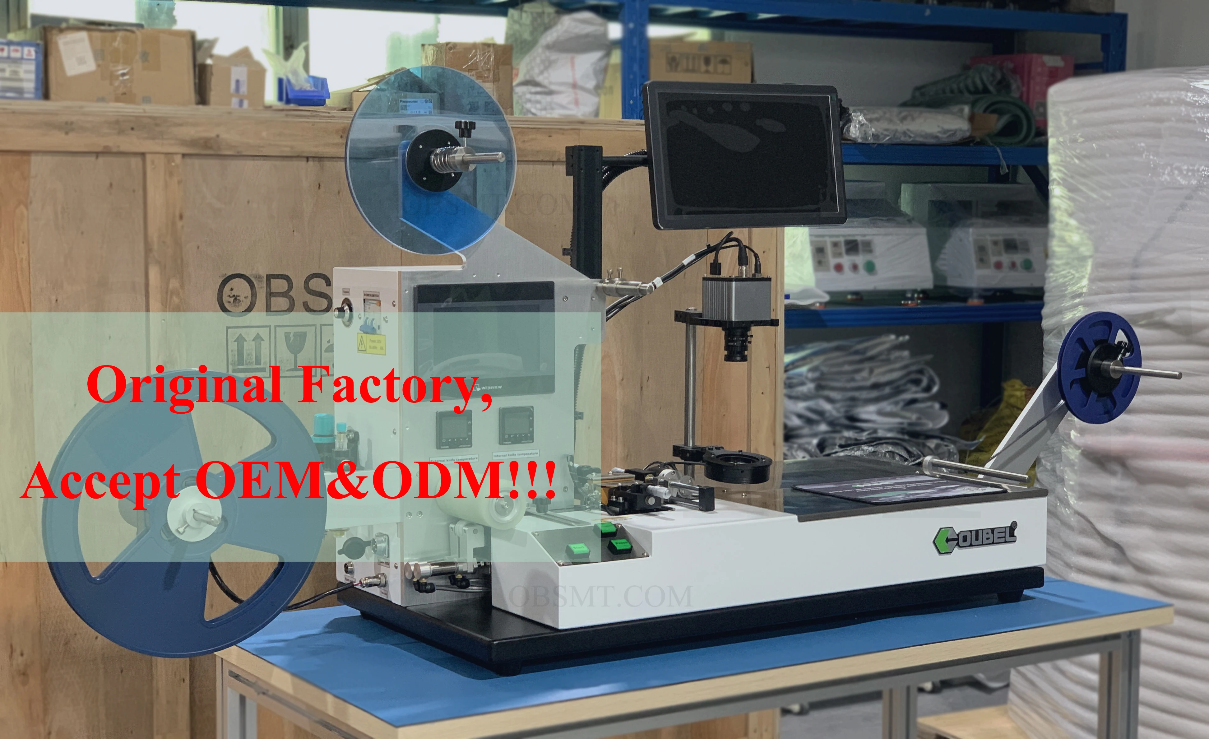 OUBEL SMD Reel Taping Machine - Efficient & Reliable Packing