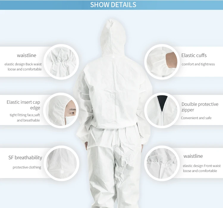 SF Chemical Protective Coveralls - Medical & Industrial