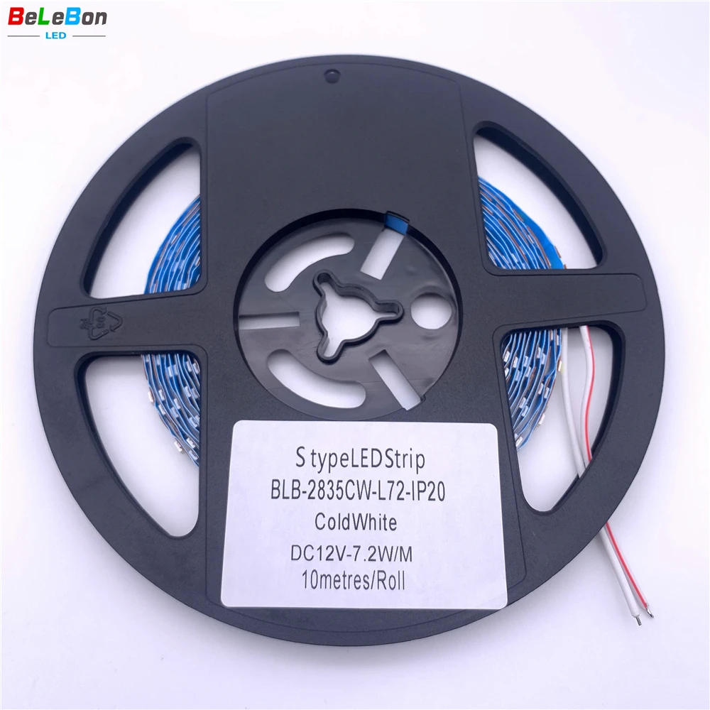 Dc12v 6mm 7mm 8mm Width 2835smd 60leds 6w 72leds 7.2w Per Meter Double ...