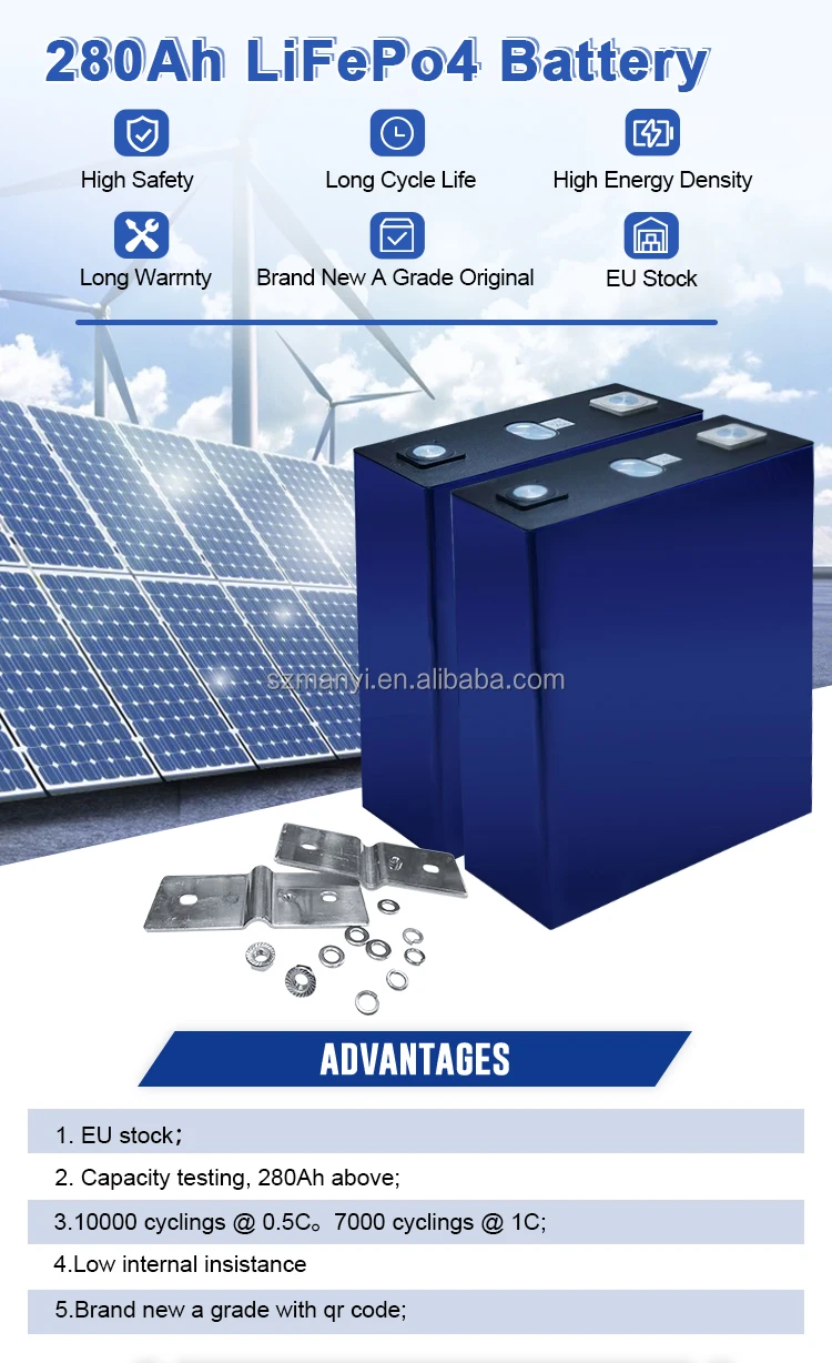 Manyi 10000 Cycling Hithium 3.2v 320ah Lifepo4 Battery 280ah 310ah Eu ...