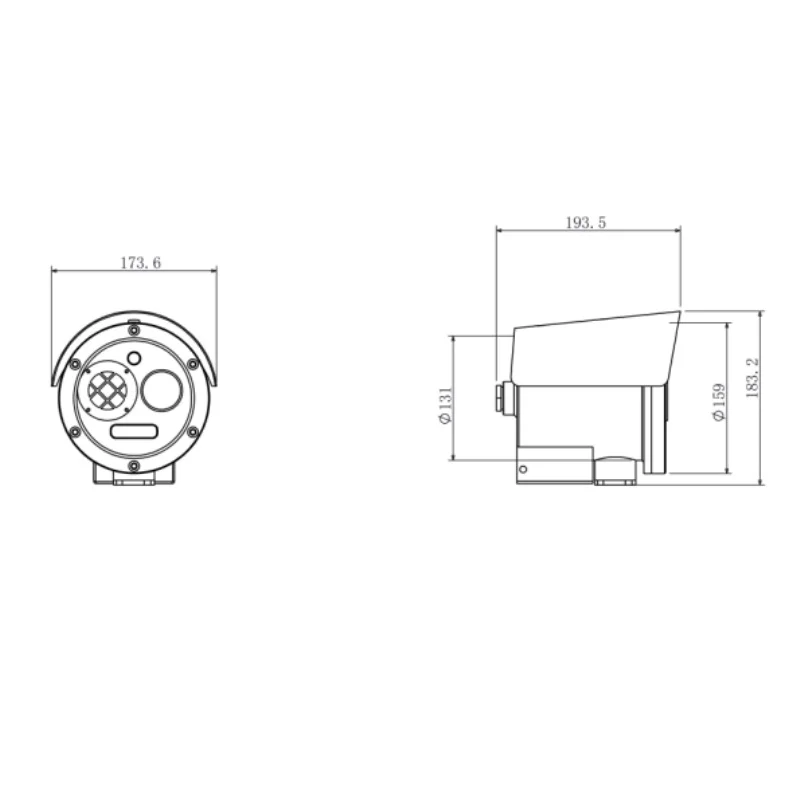 Stainless Steel Explosion-Proof Thermal Security Camera 4K