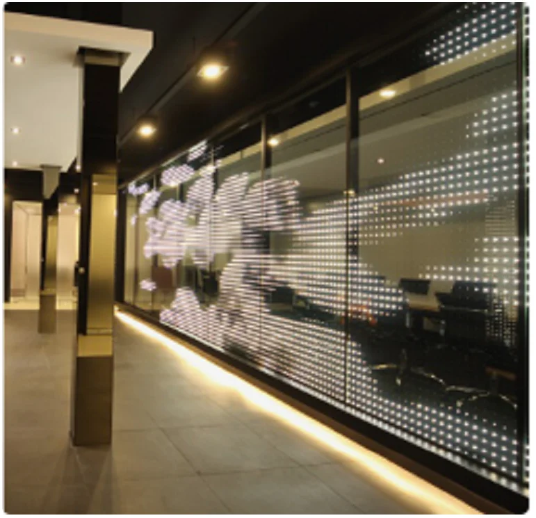 Smart Glass LED Photoelectric Glass Vidrio Electronic Outdoor LED ...