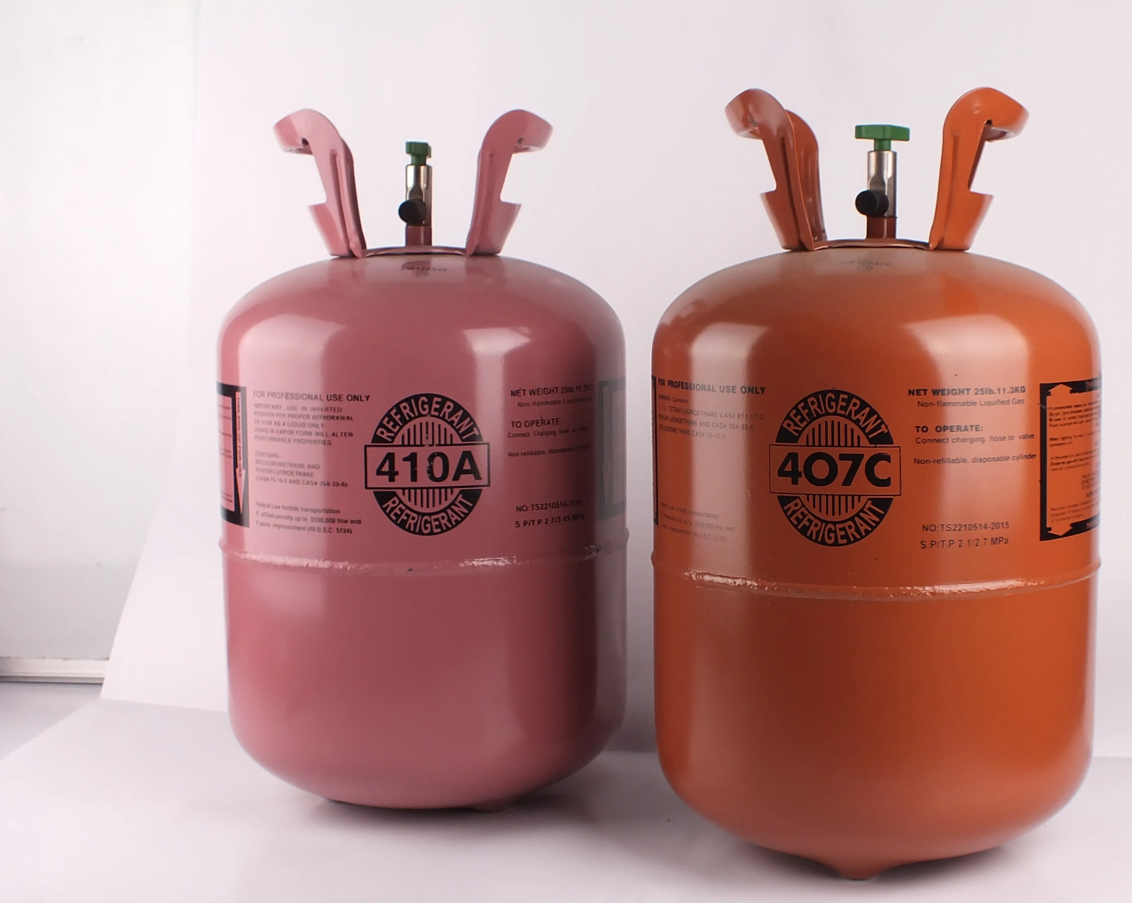 High Quality Gas Refrigerant R407 Cylinder Mixed Refrigerant Gas ...
