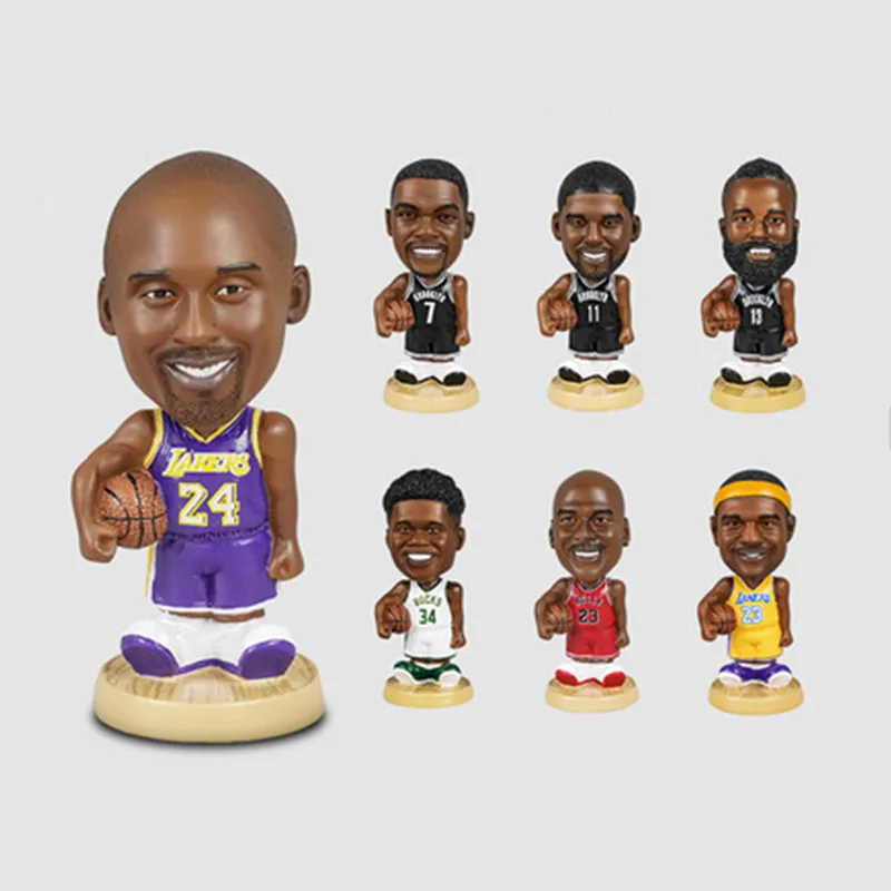 Custom Car Dashboard Bobble Head Resin Nba Basketball Player Action ...
