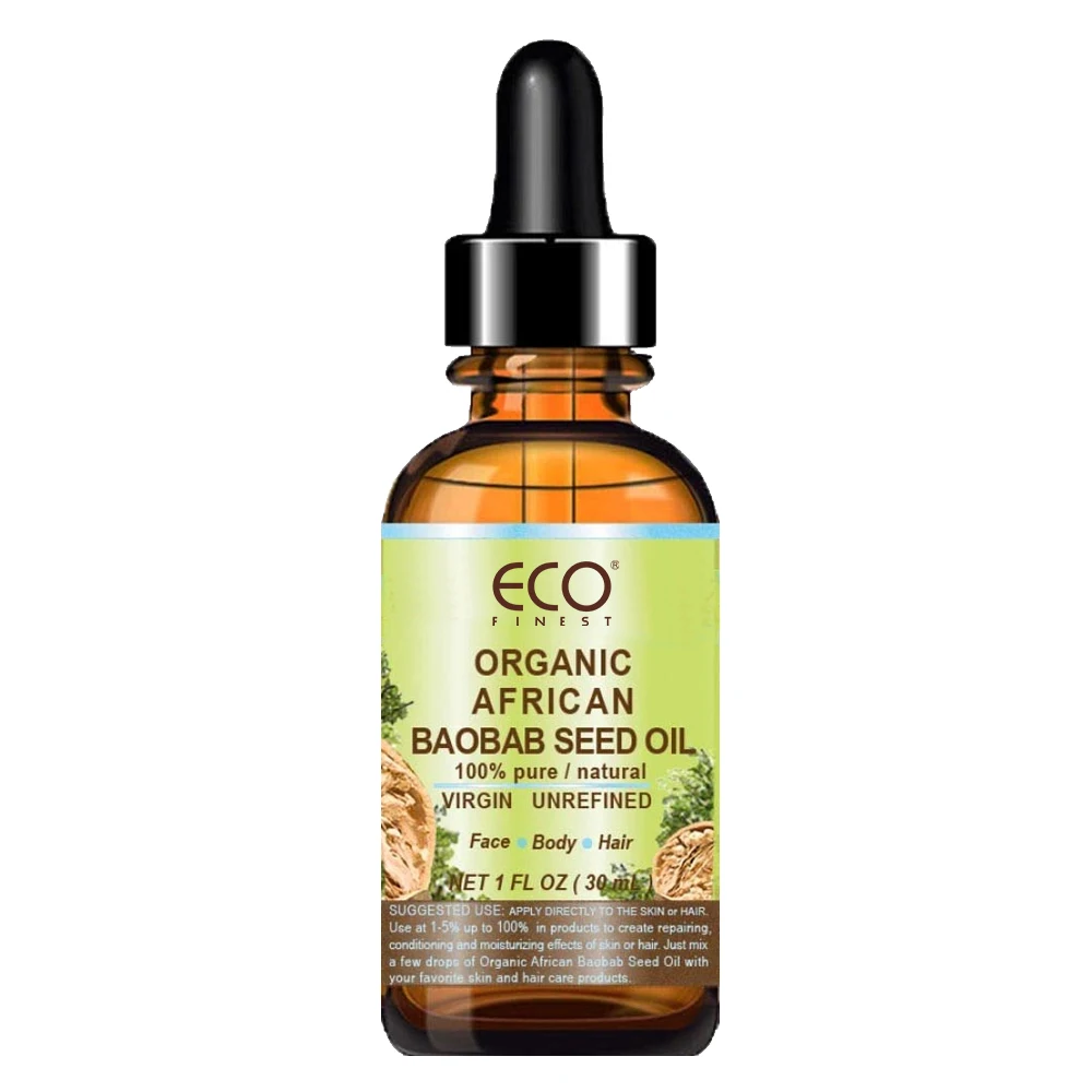 100% Pure Natural Organic Virgin Cold Pressed Carrier Oil Baobab Seed ...