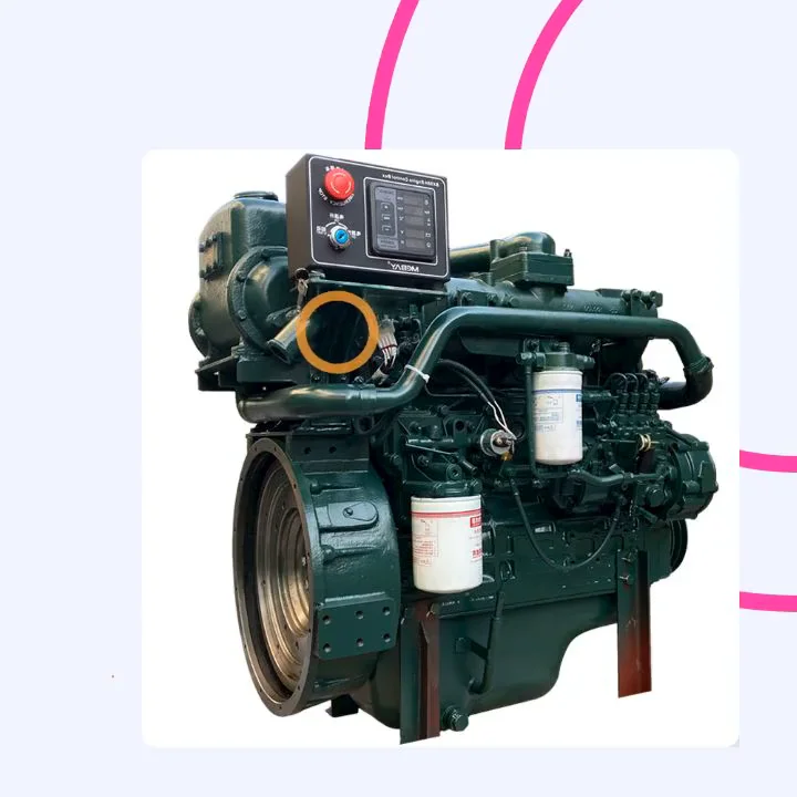 Genuine Engine Marine Diesel 4 Cylinder Yuchai Diesel Engine Used For ...