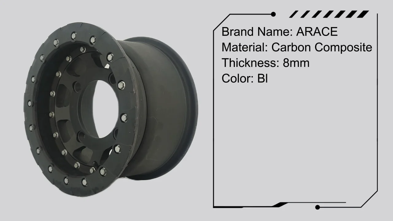 Arace Atv Utv Beadlock Wheel Carbon Composite Front Rear Atv Utv ...