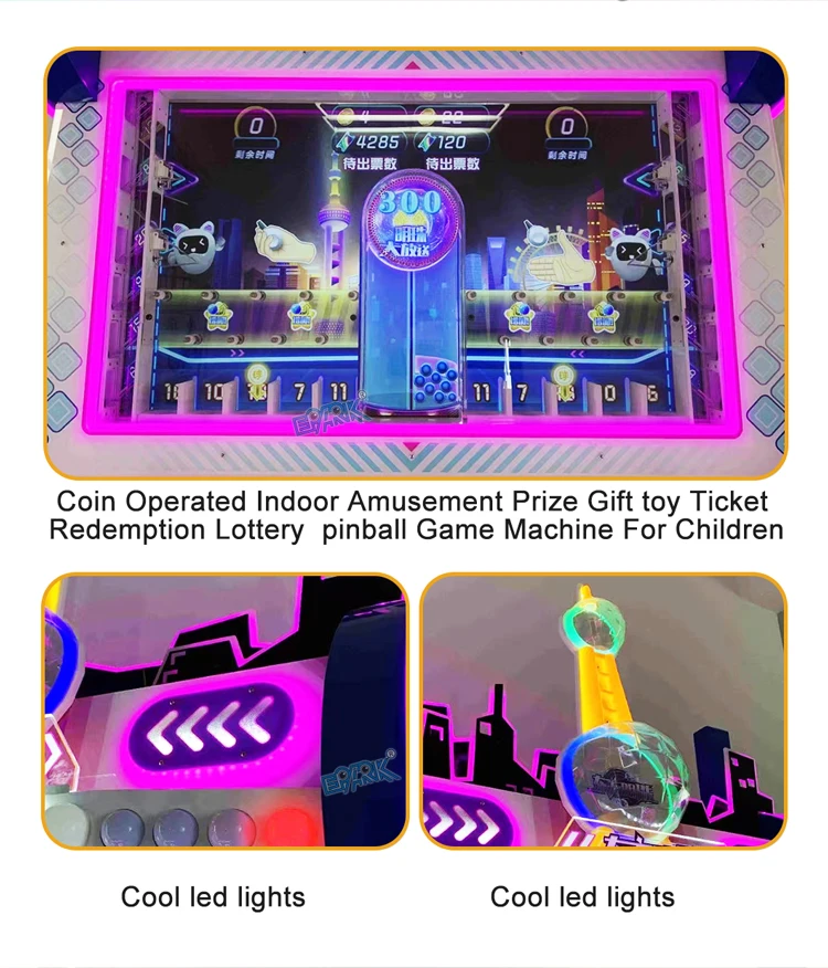 Coin Operated Indoor Amusement Prize Gift Toy Ticket Redemption Lottery ...