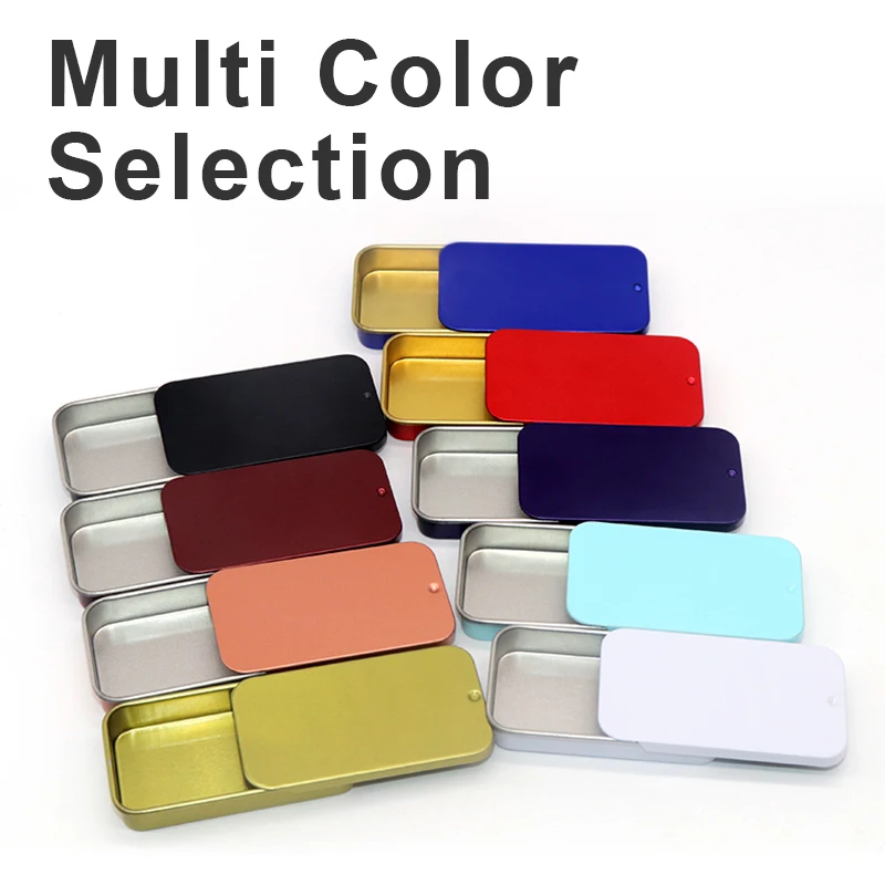High Quality Sliding Metal Boxes - Perfect for Lip Balm