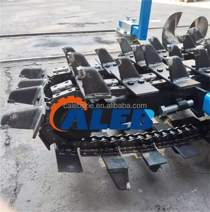 Mini Diesel Trench Digging Machine 2025 Hot Sale Walk-Behind Chain ...