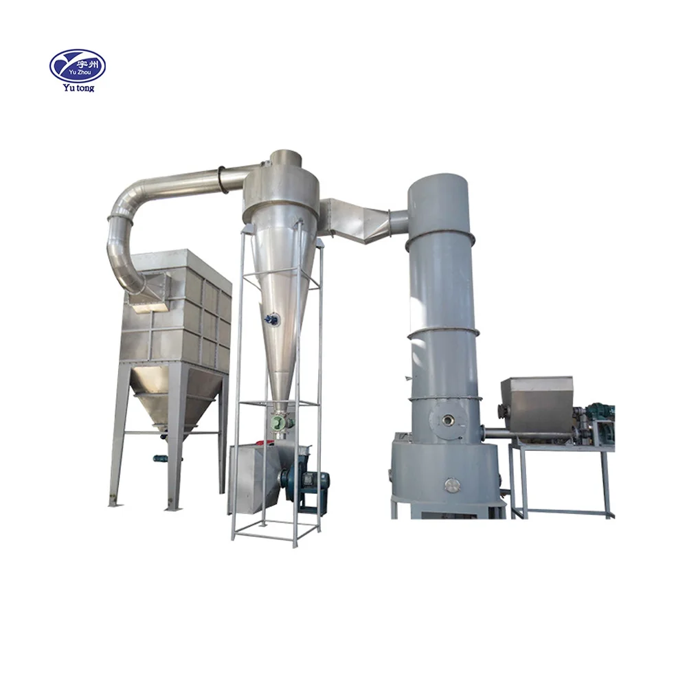 500kg/hr Tapioca Potato Starch Cassava Flour Spin Flash Dryer Drying ...