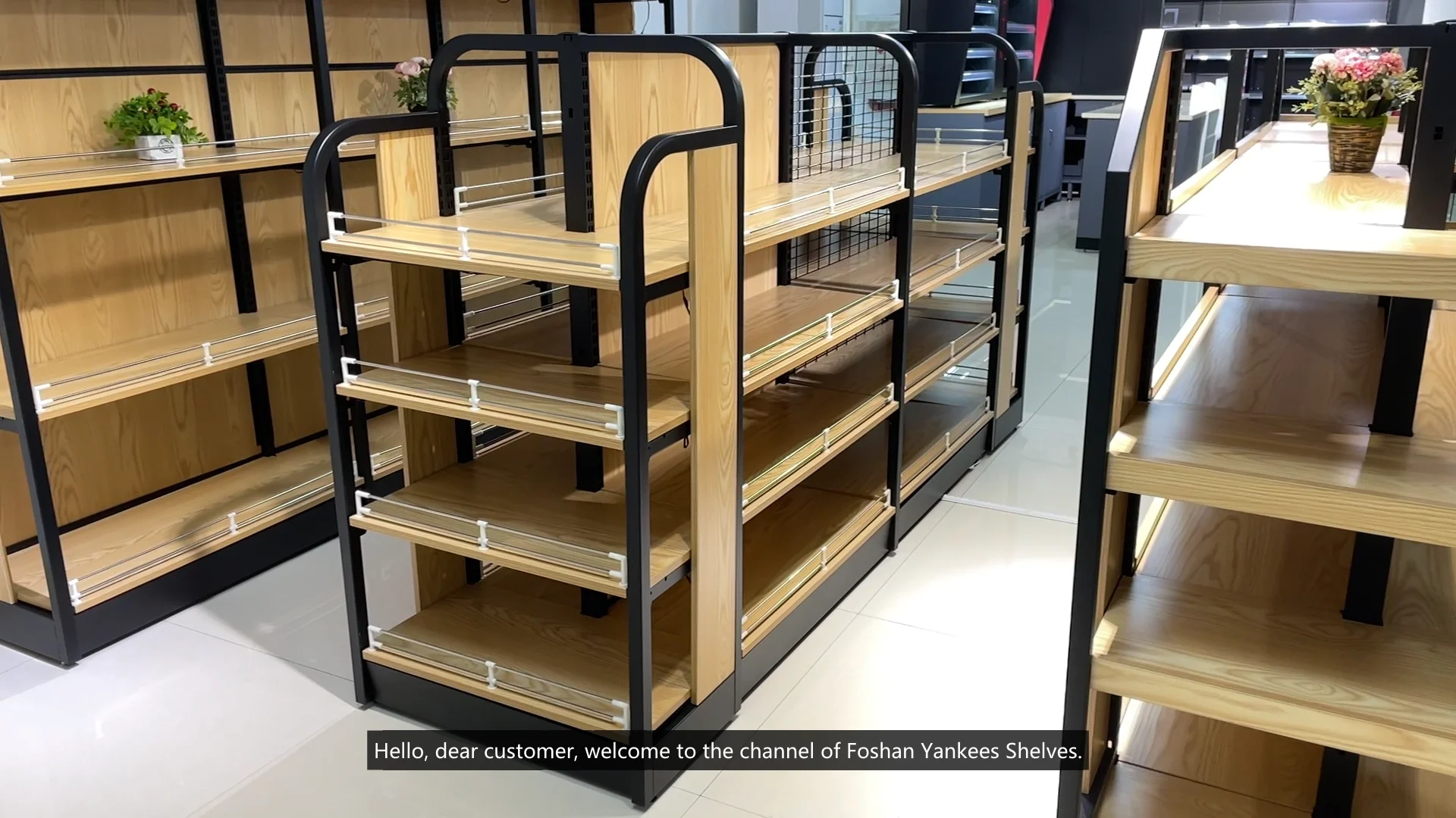 Modern Industrial Custom Made Store Fixtures Wooden And Metal ...