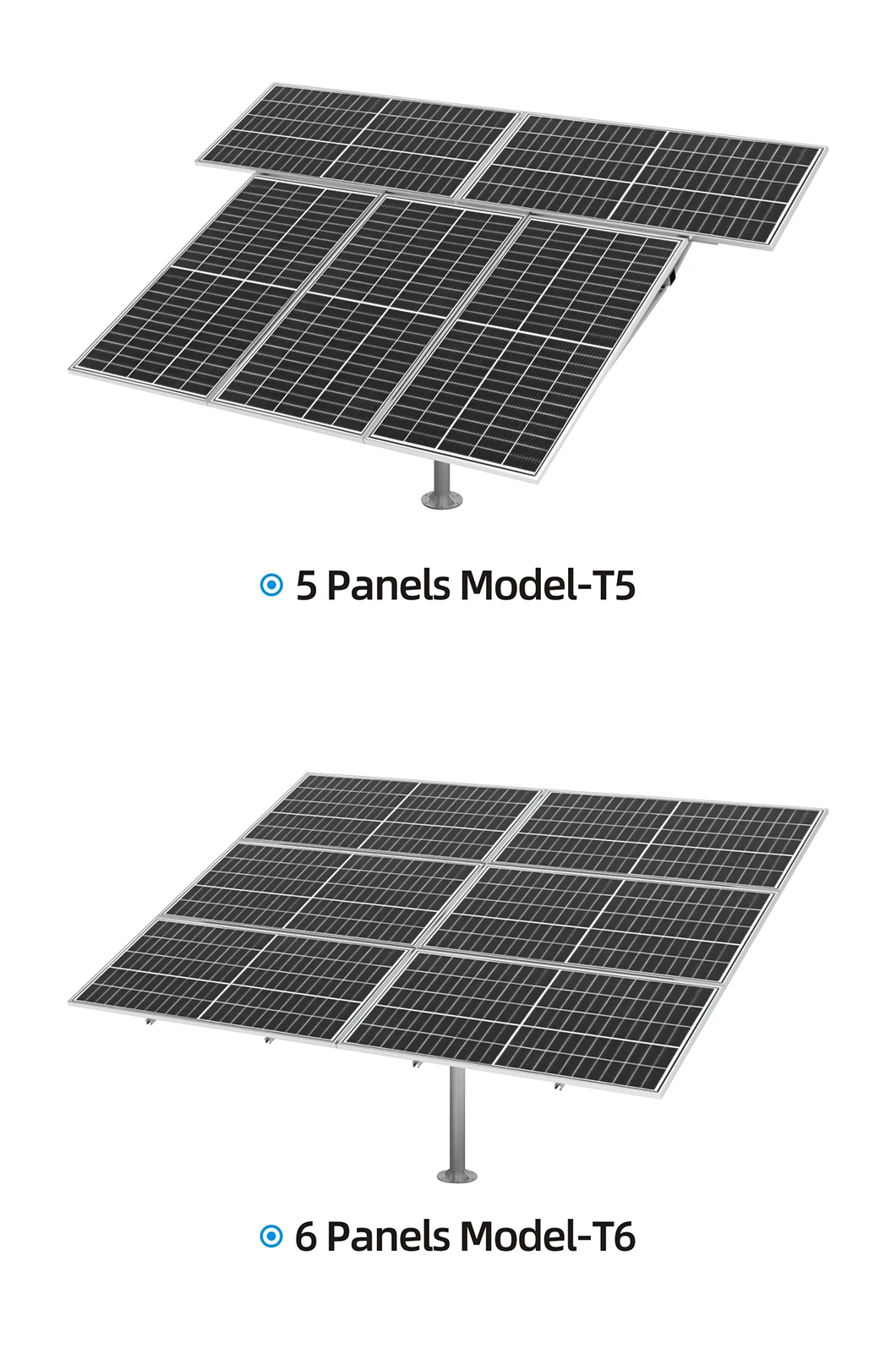 Dual Axis Solar PV Tracker 2kW Smart Tracker Sun Power Clean Energy ...
