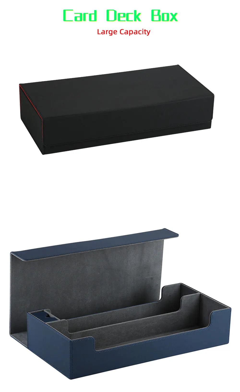 KXM Deck Box - Durable Leather Storage for Trading Cards