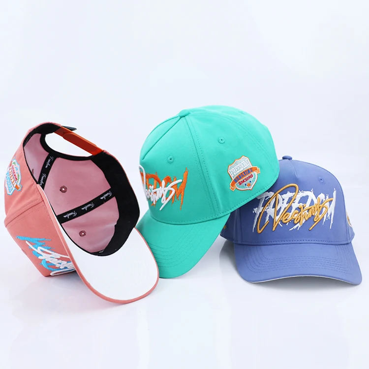 Qianzun Manufacturer 3d Embroidery Custom Solid Color Baseball Hat ...