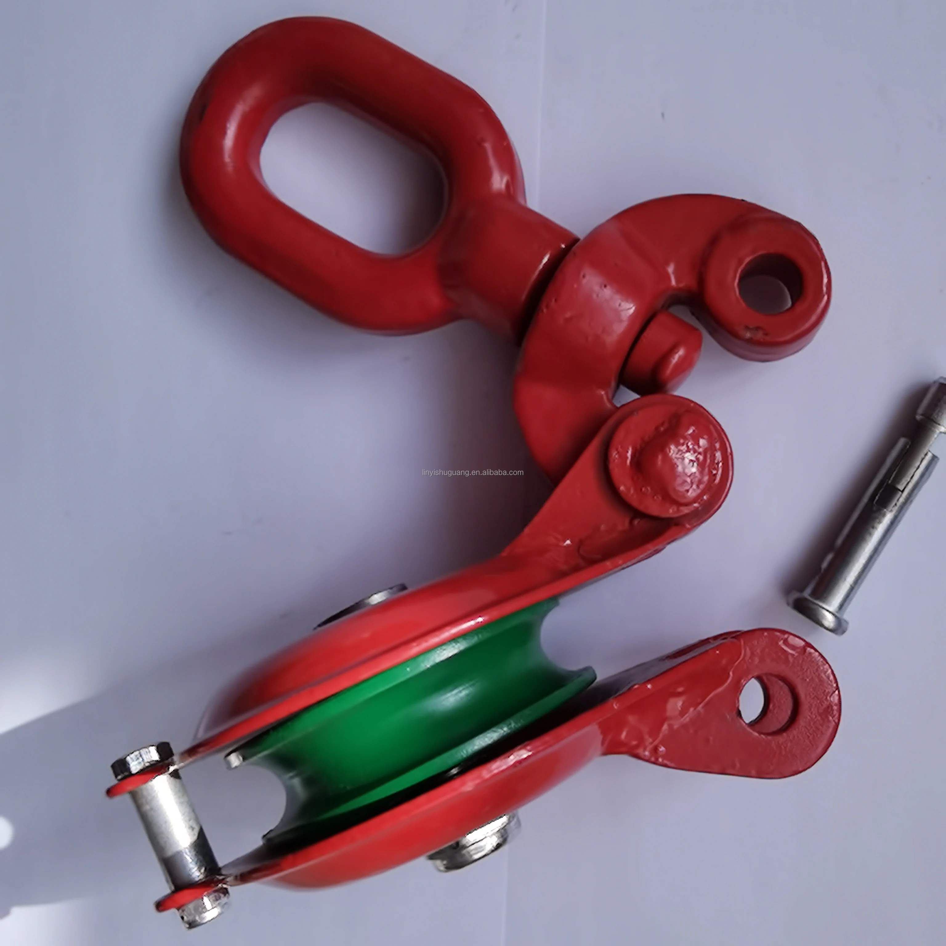 Orange Color Yarding Block Oval Eye Single Sheave 4" 1t Ybo Lifting ...