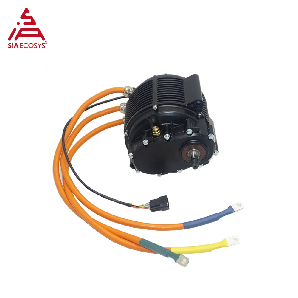 QS165 60H Mid Drive Motor - 12kw IPM PMSM with Gearbox