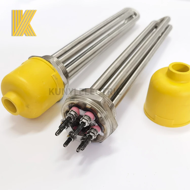 6kw 9kw 12kw Stainless Steel Tubular Immersion Heating Element Electric Water Resistance Heater ...