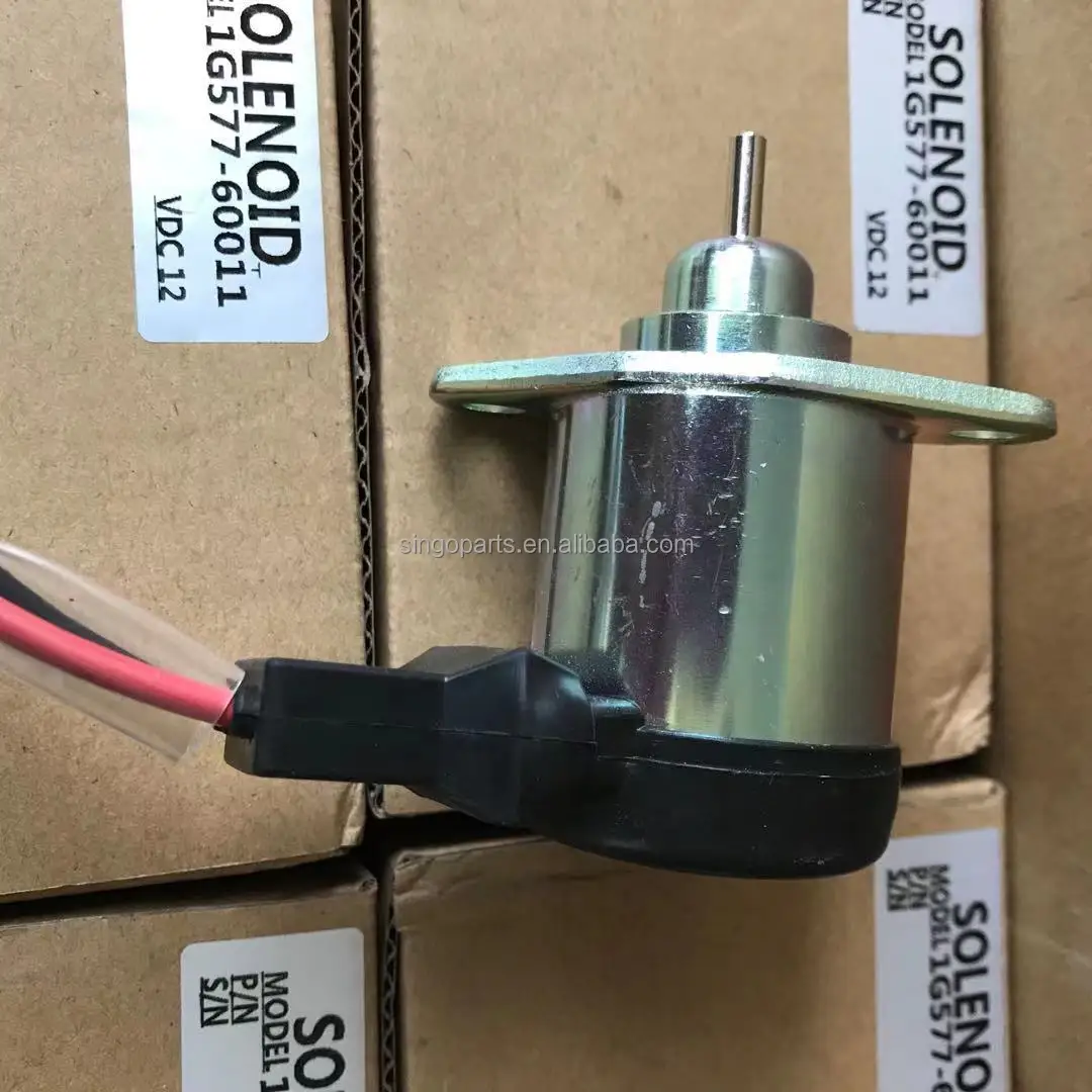 用于久保田发动机熄火磁铁的12v燃油关闭电磁阀1G577-60011| Alibaba.com