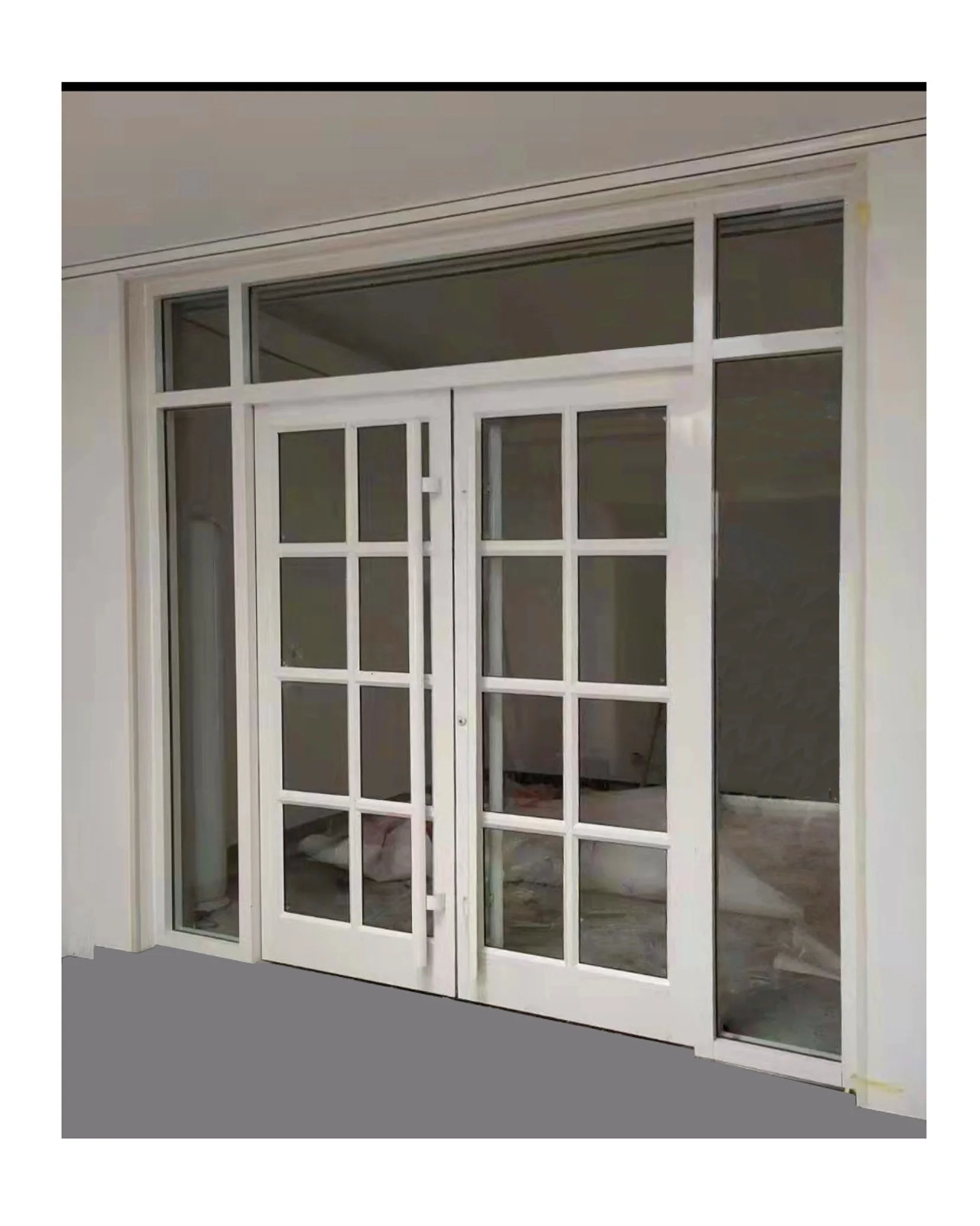 Store Front Entry Double Door Security KFC Front Doors Laminated ...
