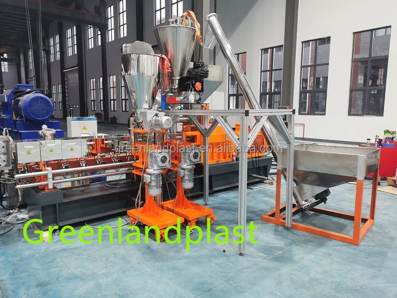 Caco3 Plastic Filler Masterbatch Machine Calcium Carbonate Compounding ...