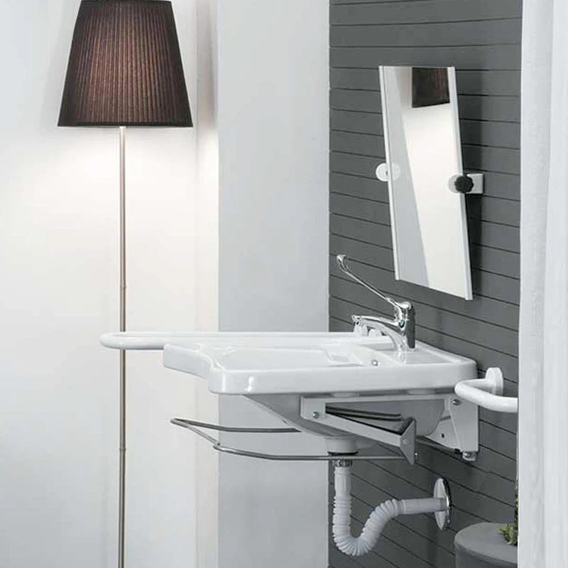 Portable Sink Basin Grab Lavatory Ergonomic Lavabo Wall Mounted Open ...