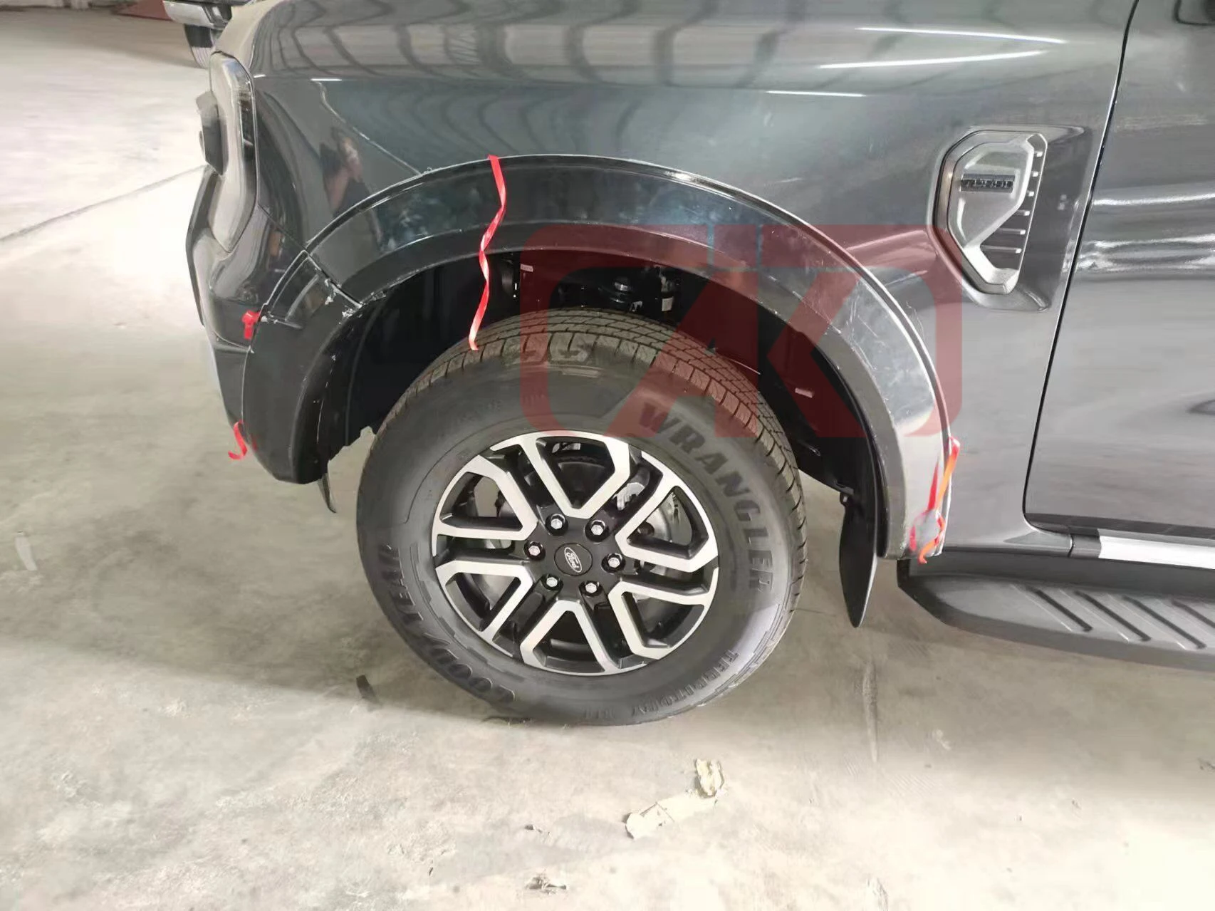 Abs Injection Wheel Arch Fender Flares Mud Guard For Ford Ranger Next ...