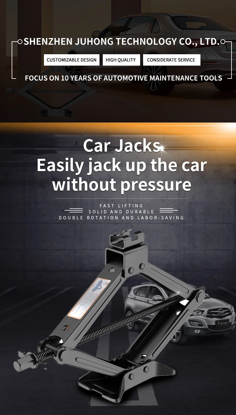 Car Emergency Rescue Tire Change Kit - Scissor Jacks