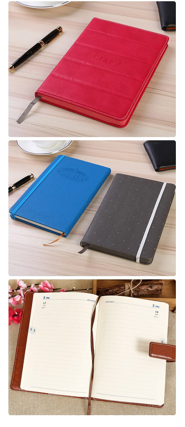 Eco Friendly Materials 2024 Custom Gratitude Fabric Covered Journals ...