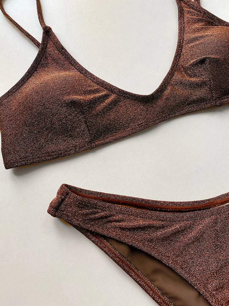 Push Up Padded Bra Thong Two Pieces Swimwear Beachwear Bathing Suit