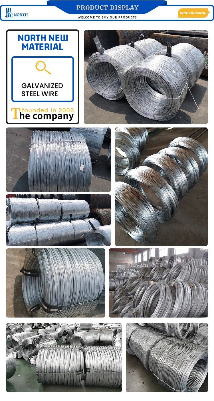 High Quality Galvanised Binding Wire Gi Steel Wire 9 10 12 14 16 Gauge ...